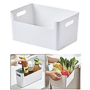 homozy Storage Boxes Bread with Handle Containers Office Decoration Organiser, Non- Lidded, Big