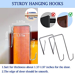 SPINFOX 2 Pack Over the Door Laundry Hamper, Hanging Basketball Laundry Hamper with Zipper, Foldable Mesh Laundry Bakset for Dirty Cloth Toy Towel Saving Space Storage and Organization - Basketball