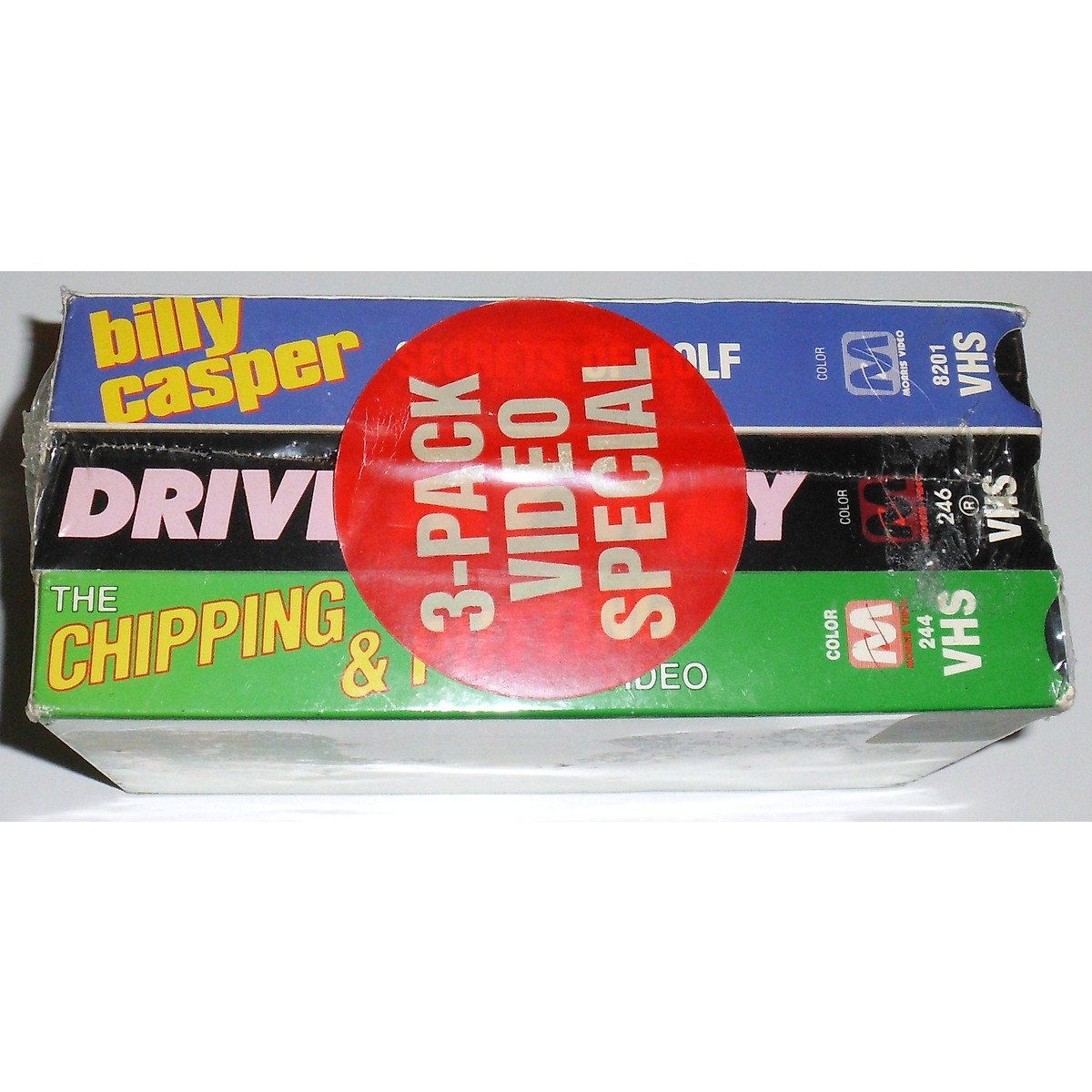 AIM FOR PAR: 3 Great Golf Videos - VHS