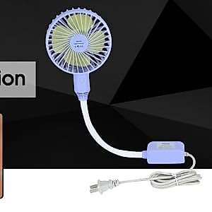 Pssopp Mini Fan Desk Fan, Magnetic Fan Three Speed Adjustable Cooling Desktop Fans Ultra Quiet Flexible Electric Fans with Super Magnetic Base for Home Use