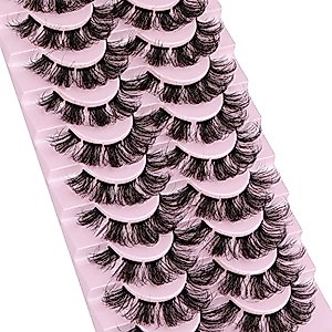 Lash Clusters D Curl Individual Cluster Lashes 100 pcs Fluffy Wispy Mink Lashes Extensions False Eyelashes DIY Lash Pack by EYDEVRO
