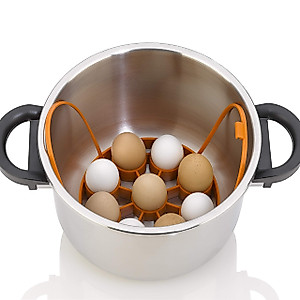 Zavor Silicone Egg Lover's Set | 2-pack Egg Bites Molds + Cooking/Egg Rack for Pressure Cookers, Instant & Stock Pots | BPA-free, Non-scratch Pressure Cooker Accessories Collection