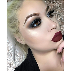 LA Splash Cosmetics Soft Long Lasting Liquid Dark Deep Red Lipstick Matte Scarlet Waterproof Liquid Lipstick- Wickedly Divine Collection (Queen of Hearts)