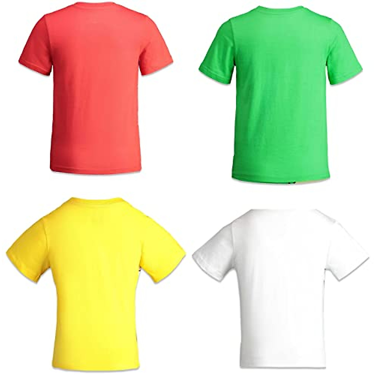 Disney Pixar Toy Story Buzz Lightyear Woody Rex Slinky Dog Little Boys 4 Pack T-Shirts Multi 6