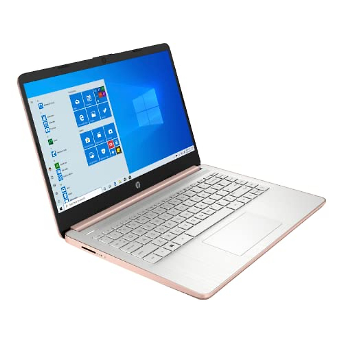 2022 HP Pavilion Laptop, 14-inch HD Touchscreen, AMD 3000 Series Processor, Long Battery Life, Webcam, HDMI, Windows 10 + One Year of Office365, Rose Gold (16GB RAM | 192GB Storage)