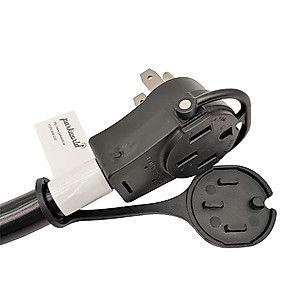 Parkworld 61995 RV 50 AMP Splitter Adapter 14-50P Male Plug to 14-60R & 14-50R Female Connector 1.5FT
