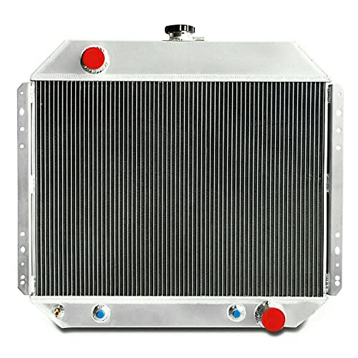 CoolingMaster 4 ROW Radiator+Shroud Fan+Relay Compatible with 1966-1979 Ford F100 F150 F250 F350