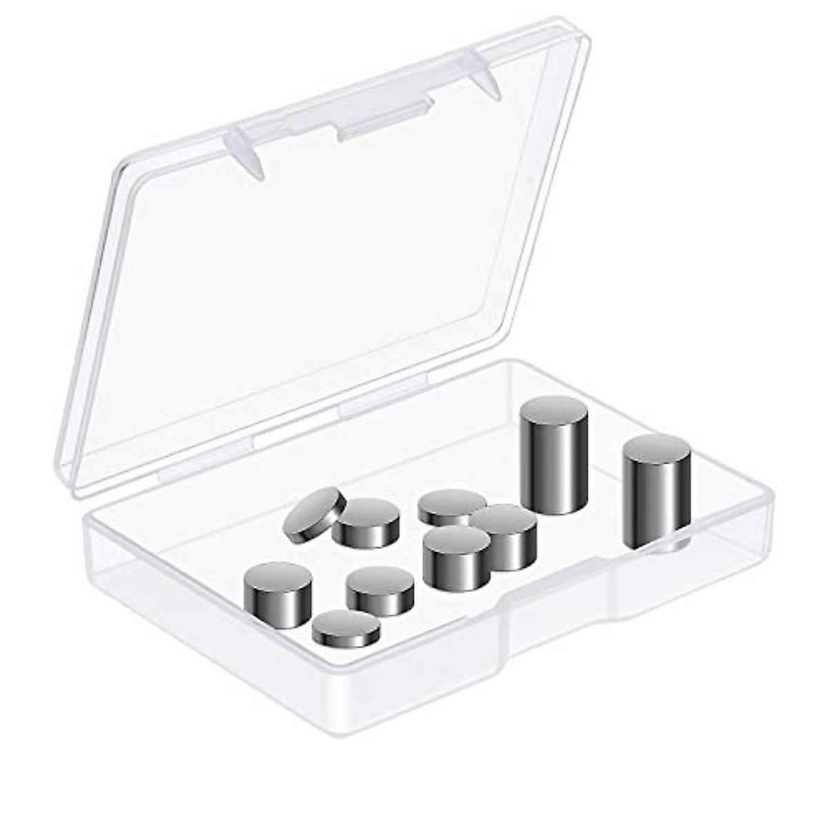 12 Pieces Tungsten Weights in 4 Size Incremental Cylinders Car Weights Race Tungsten Weights Compatible with Pinewood Derby Car Race