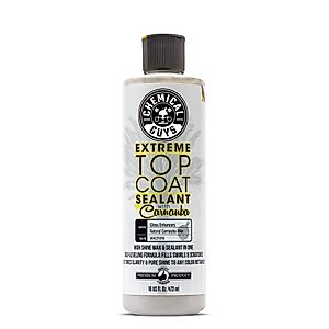 Chemical Guys WAC21016 Extreme Top Coat Wax & Sealant With Carnauba, Safe for Cars, Trucks, SUVs, Motorcycles, RVs & More, 16 fl oz