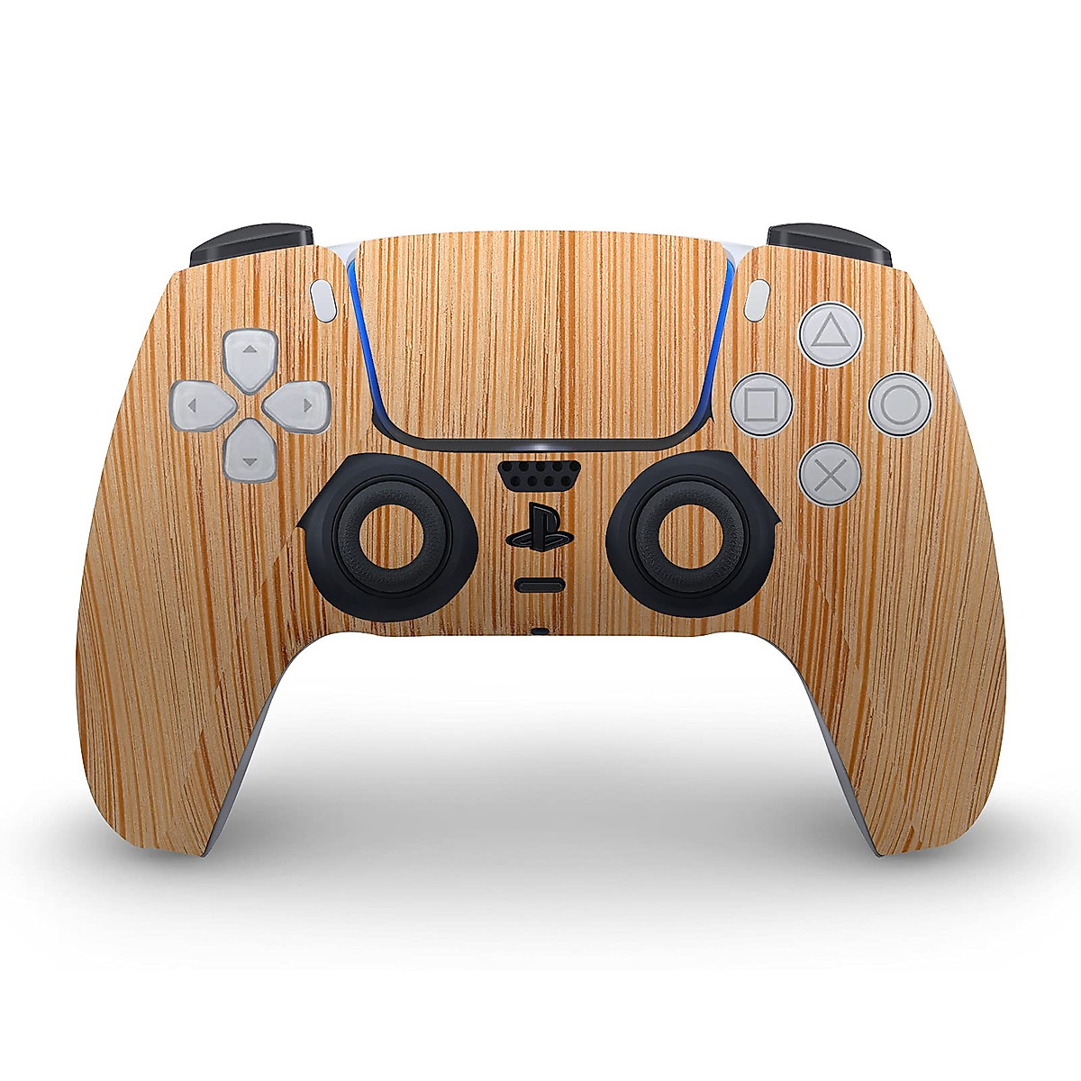 Head Case Designs Officially Licensed PLdesign Light Brown Bamboo Art Mix Vinyl Faceplate Gaming Skin Decal Compatible With Sony PlayStation 5 PS5 Digital Edition Console and DualSense Controller