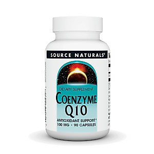 Source Natural Coenzyme Q10 Antioxidant Support 100 mg For Heart, Brain, Immunity, & Liver Support - 90 Capsules
