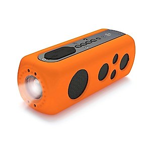 Pyle Sound Box Splash Sports Portable Speaker - Wireless Rugged Waterproof Bluetooth Compatible audio Stereo with AUX In Jack, Rechargeable Battery - iPhone Android iPad, MP3 PWPBT75OR (Orange)