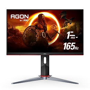 AOC 27G2SP-B 27" 1920x1080 165Hz Frameless Gaming Monitor - Certified (Renewed)