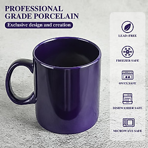 CAILIDE 29oz Extra Large Ceramic Coffee Mug with Handle for Office and Home (Blue)