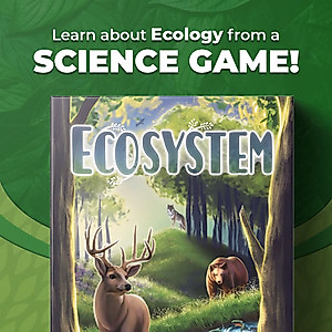 Ecosystem - A Family Card Game about Animals, their Habitats, and Biodiversity - Card Game for Kids 10+ and Adults - Family Games - Kids Board Games for Environmental Science Class - Fun Board Games