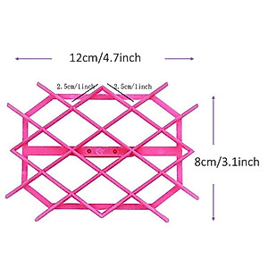 ZDYWY Rhombus Diamond Shape Fondant Cake Mould Embosser Embossing Cutter Mold Stamp Tool - A
