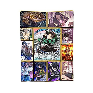 Anime Throw Blanket Flannel Blankets for Bedding Couch Sofa Living Room Throws All Season Gift Wrapping 60"X50"