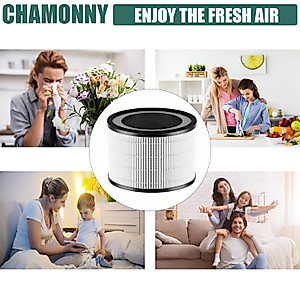 CHAMONNY MAF-02 Filter Replacement, Compatible with Miko IBUKI M Air Purifier MAF-02/970 Sqft, 3-in-1 H13 True HEPA Filter and Activated Carbon Filter, 2 Pack