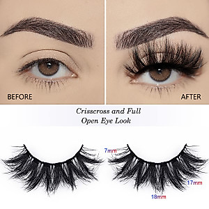APCYUST Lashes Bulk 30 Pair Wholesale Faux Mink Eyelashes 5D Fluffy Eyelash 15mm 18mm 20mm Natural Medium Length Fake Lash with Portable Pack