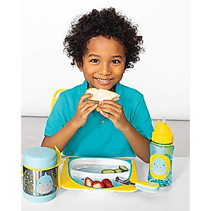 Skip Hop Toddler Sippy Cup with Straw, Zoo Straw Bottle, Shark