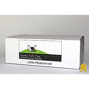 Rabbit Hole Hay Ultra Premium, Hand Packed Medium Timothy Hay for Your Small Pet Rabbit, Chinchilla, or Guinea Pig (10lb)