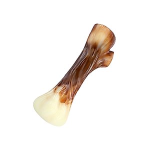 Tikaton I-Bone Durable Dog Chew Toy for Aggressive Chewers, Beef Flavor, Large…