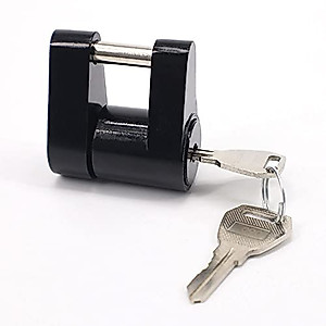 scottchen PRO Trailer Hitch Coupler Lock, Black Dia 1/4 Inch Tongue Lock pin,3/4 Inch Span for Tow Boat AUTO RV Truck Car's Coupler (1 Pack)