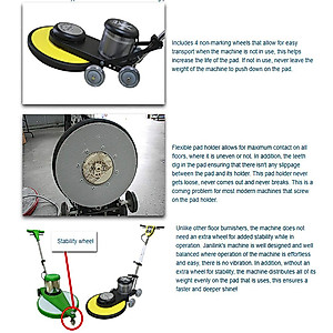 JaniLink Premium 20" High Speed Burnisher 2000 RPM Kit- pads & spray mister