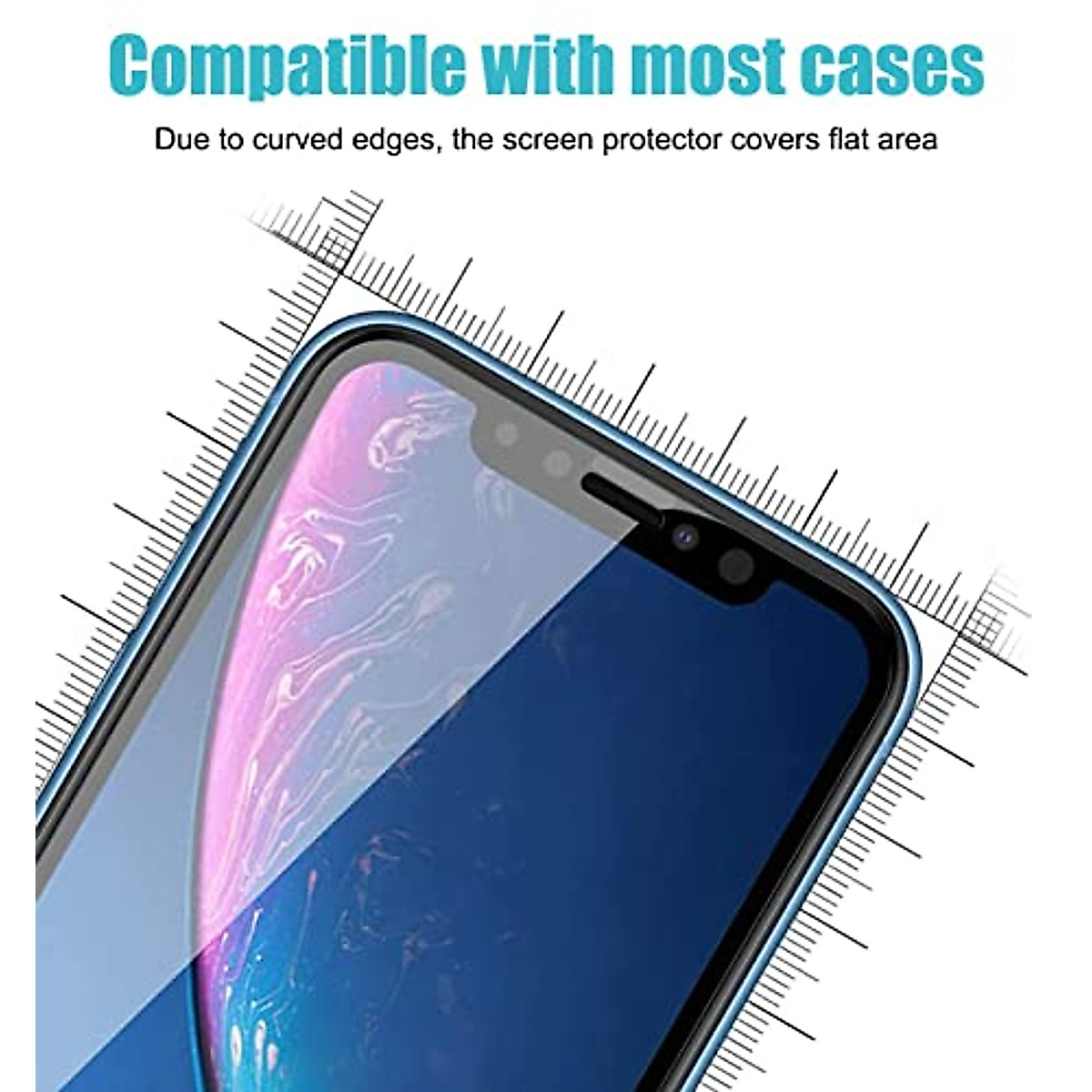 [3 Pack] Privacy Screen Protector for iPhone 11/iPhone XR Anti-Spy Tempered Glass Film Upgrade 9H Hardness Case Friendly Easy Installation Bubble Free 3D Touch Support [6.1 inch]