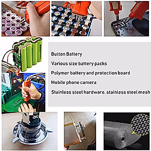 ZWJABYY 709A Battery Welding Machine,Pulse Spot Welder,110V-220V Battery Spot Welder and Soldering Station Portable,for 18650 Lithium-Ion Battery Pack Welding 0.3Mm Nickel Strip