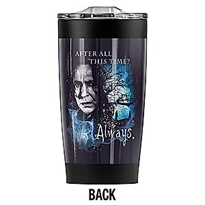 Logovision Harry Potter Always Stainless Steel Tumbler 20 oz Coffee Travel Mug/Cup, Vacuum Insulated & Double Wall with Leakproof Sliding Lid | Great for Hot Drinks and Cold Beverages