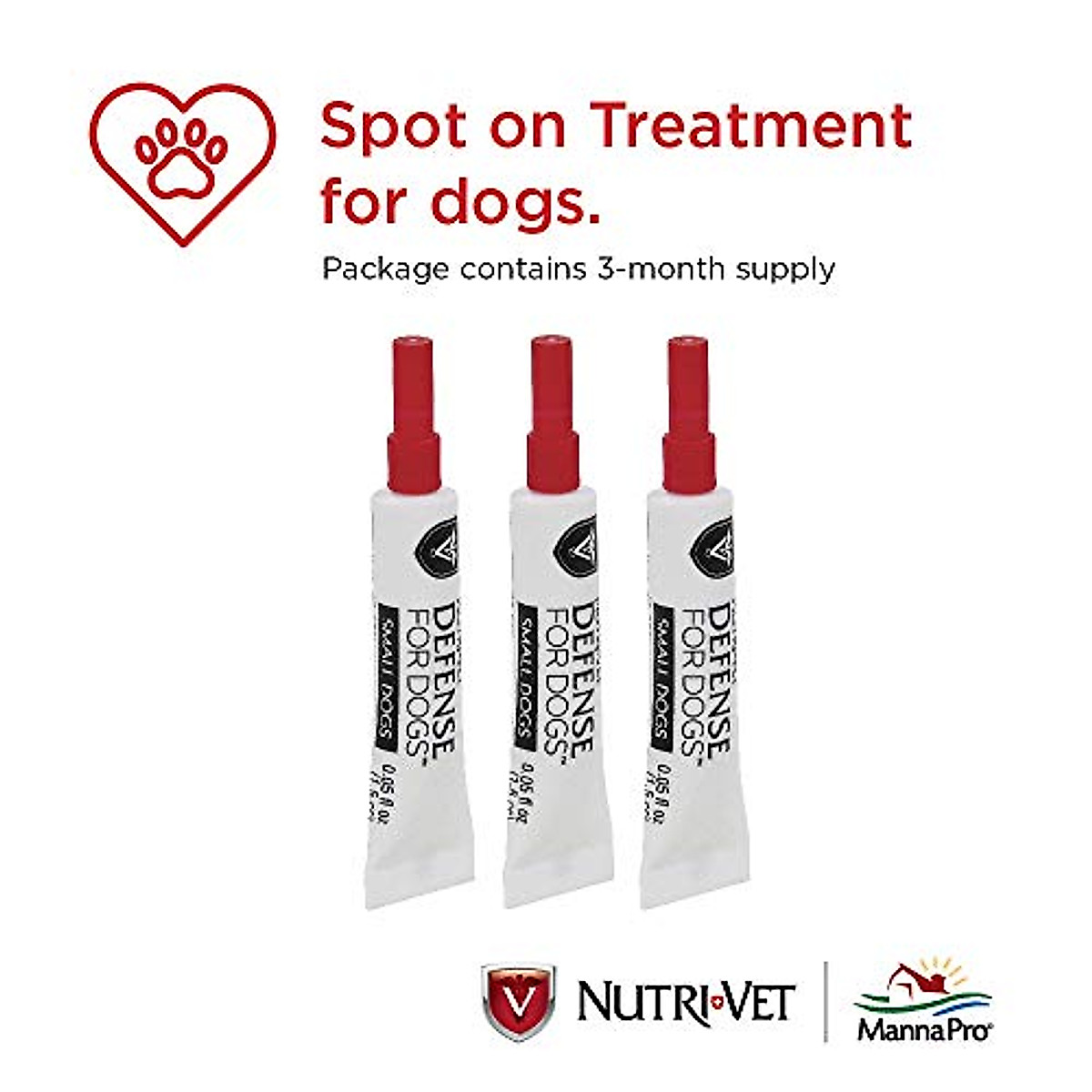 Nutri-Vet Defense Flea & Tick Control for Small Dogs