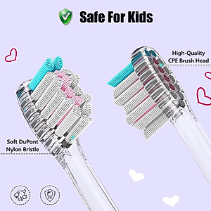 DADA-TECH Kids Electric Toothbrush with Replacement Heads (DT-K6)