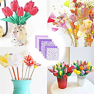 100 PCS Cotton Craft Fabric Bundle Squares Patchwork Lint Different Designs 4 X 4 inches (10cm x 10cm) for DIY Sewing Quilting Scrapbooking Pieces 4×4in Assorted Printed