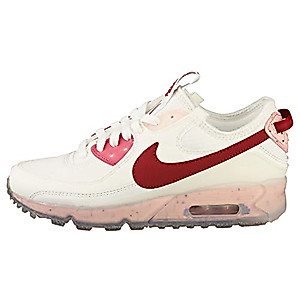Nike Women's Air Max 90 Futura Shoes, Summit White/Pomegranate-pink, 6