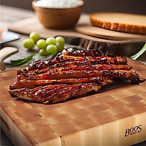 John Boos Block CCB183-S Classic Reversible Maple Wood End Grain Chopping Block, 18 Inches x 18 Inches x by 3 Inches