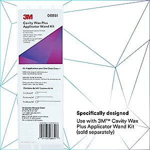 3M Cavity Wax Plus Aerosol Spray, 08852, 18 fl oz, Self-Healing, Corrosion Protection, Non-Hardening, Chipping, Peeling, Cracking