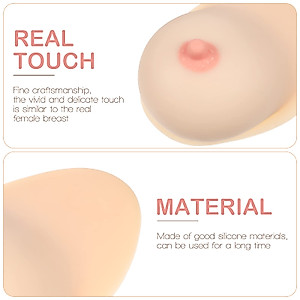 iplusmile Human Female Silicone Breast Silicone Women Breast Model Lactagogue Breastfeeding Educational Tool for Lactation Teaching Nursing Trainning (22x13x10cm)