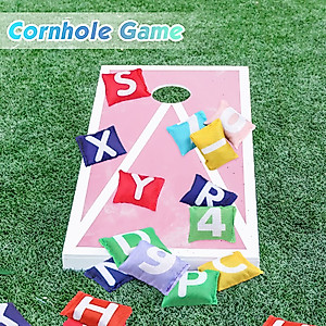 36 Pieces Mini Alphabet Beanbags 0-9 Number Beanbags Alphabet Bean Bags Learn Numbers Classroom Bean Bags Learn Letters Preschool Beanbags Multicolor Preschool Learning and Education Toys