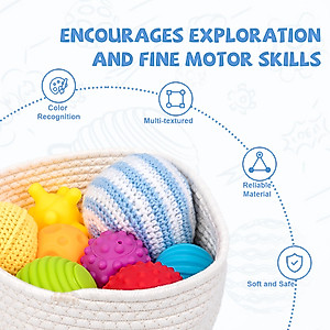 Baby Grisping Balls Textured Multi Sensory Toys Infant Ball Gift Set 6-12 Months Baby Toys