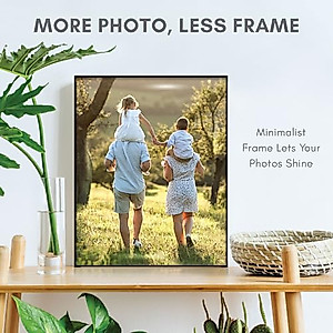 MANTELLO ESSENTIALS 8x10 Picture Frame, 8x10 Frame - Set of 6 - Black Frames 8x10, Picture Frames for Wall and Tabletop