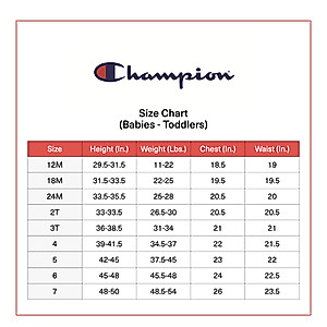 Champion Boys Two Piece Classic Core Colors Hooded And Crewneck Sweatshirt And Fleece Jogger Sweatpants Infant Toddler Sets (12 Months, Scarlet/Crew)