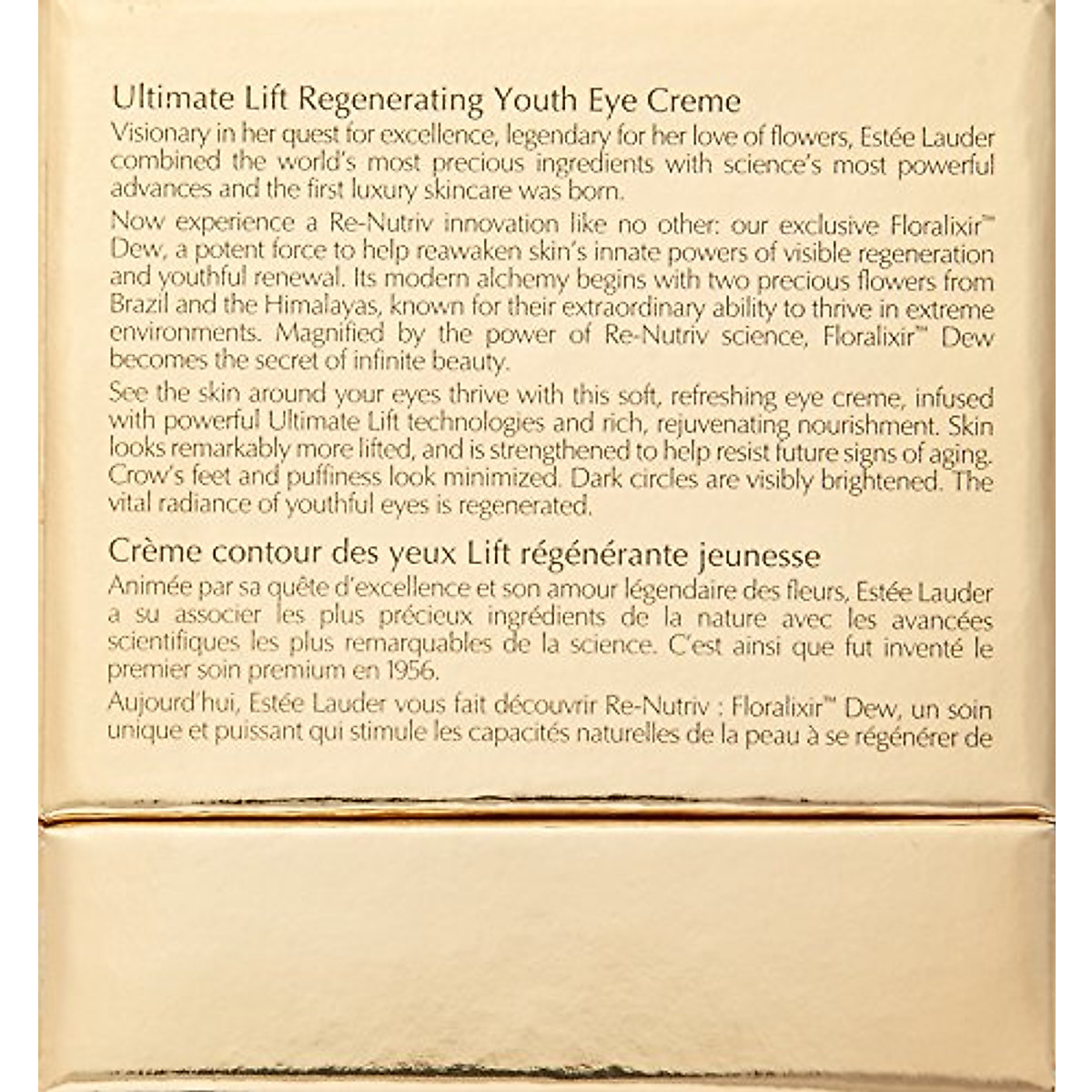 Estee Lauder Re-Nutriv Ultimate Lift Regenerating Youth Eye Creme, 0.5 Ounce