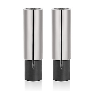 2 Pack 1/4" to 1/8" Collet Adapter, High-Carbon Steel 1/4 to 1/8 Router Collet Adapter Converter for CNC Lathe Router Cutter Milling Bit Collet Reducer