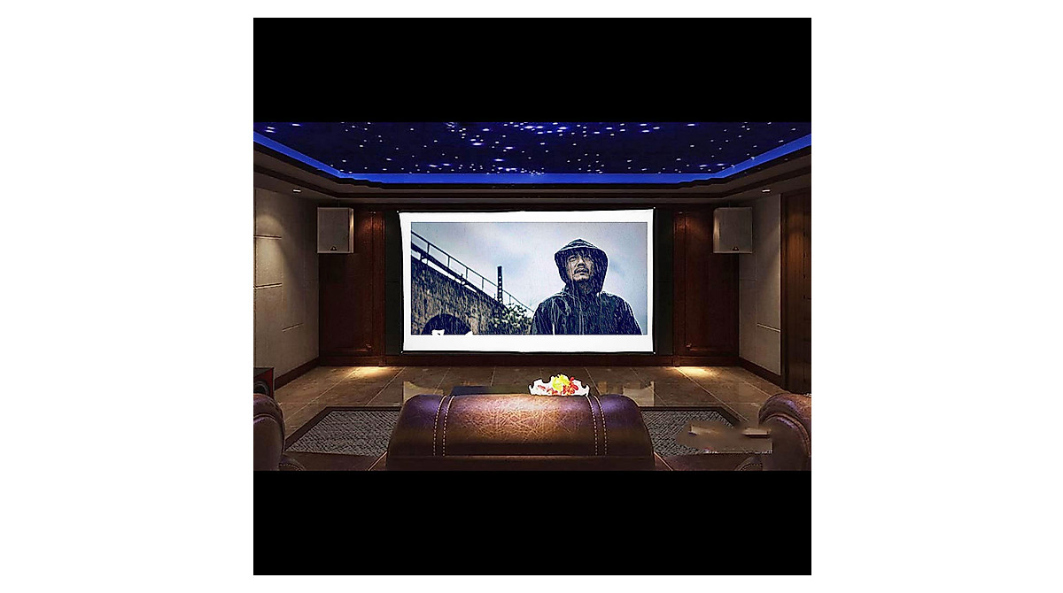 H70 70'' Portable Projector Screen HD 16:9 White Dacron 70 Inch ...