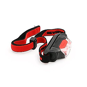 ICOBES Headlamp Mini Head Lamp 4 Modes Waterproof White+2*LED Red Flashlight Headlight Headlamp Torch Lanterna