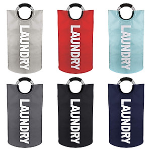 NestariaHome 82L Large Collapsible Laundry Basket - Waterproof Laundry Hamper - Foldable laundry bag