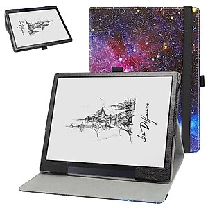 Bige for BOOX Tab Ultra Case,BOOX Tab Ultra C Case,PU Leather Folio 2-Folding Stand Cover for BOOX Tab Ultra/BOOX Tab Ultra C 10.3" ePaper Tablets,Galaxy