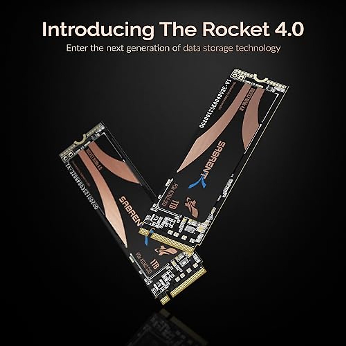 SABRENT 1TB Rocket Nvme PCIe 4.0 M.2 2280 Internal SSD Maximum Performance Solid State Drive with Heatsink (Latest Version) (SB-ROCKET-NVMe4-HTSK-1TB).