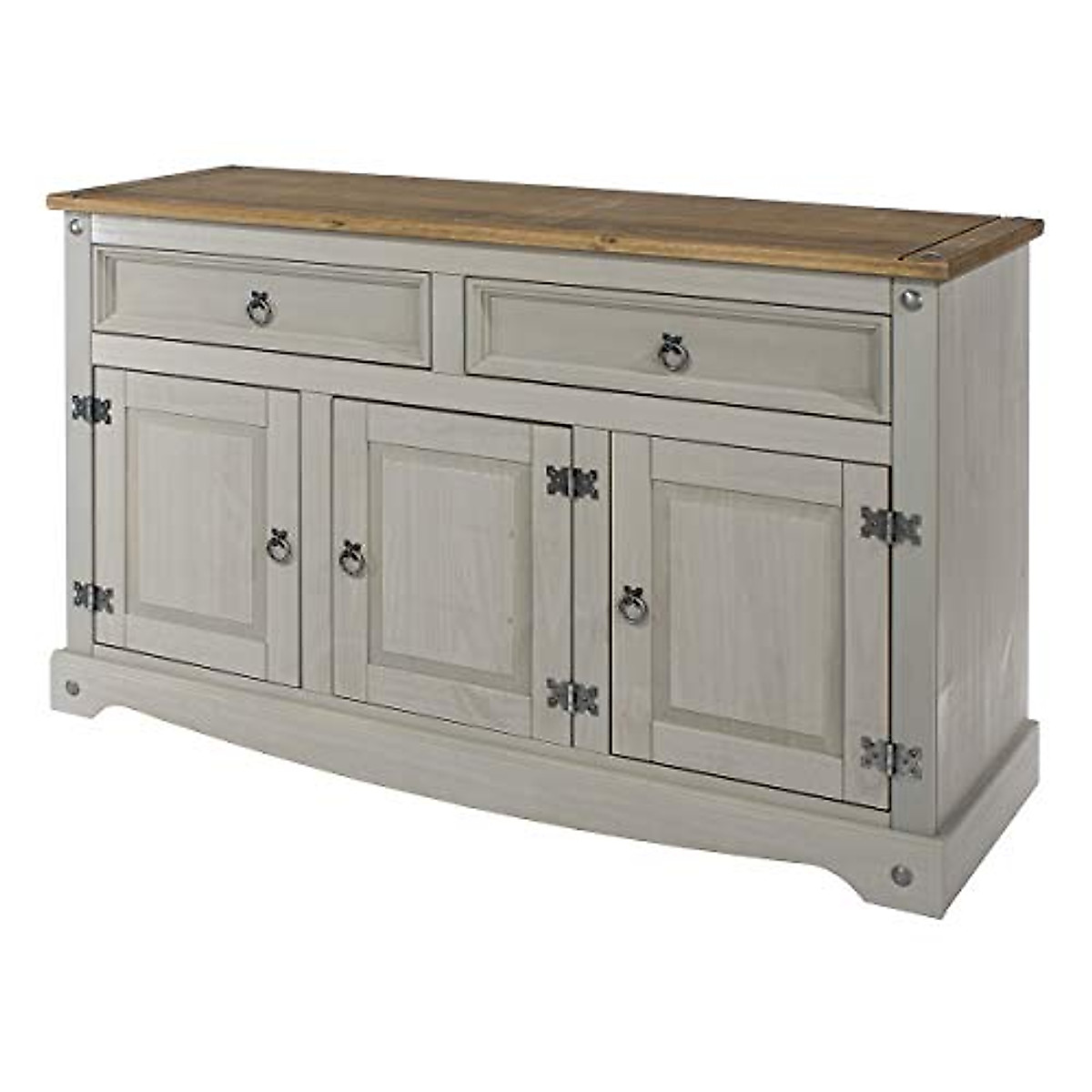 Wood Buffet Sideboard Corona Gray | Furniture Dash